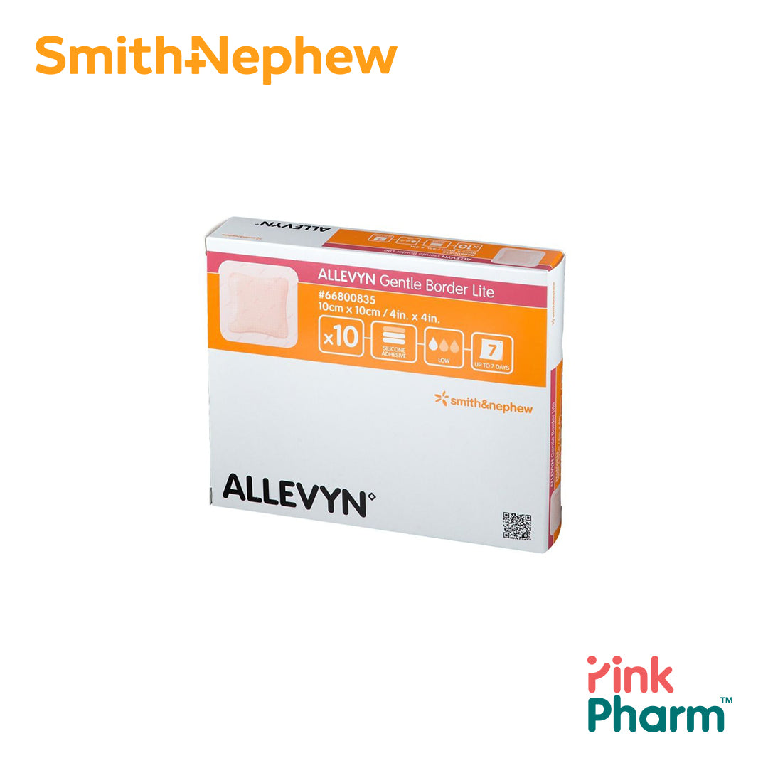 Allevyn Gentle (non-adhesive) 10CMx10CM จำนวน 10 ชิ้น/กล่อง — PinkPharm ...